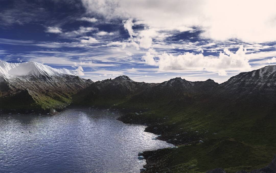 ArtStation - Alpine Lake