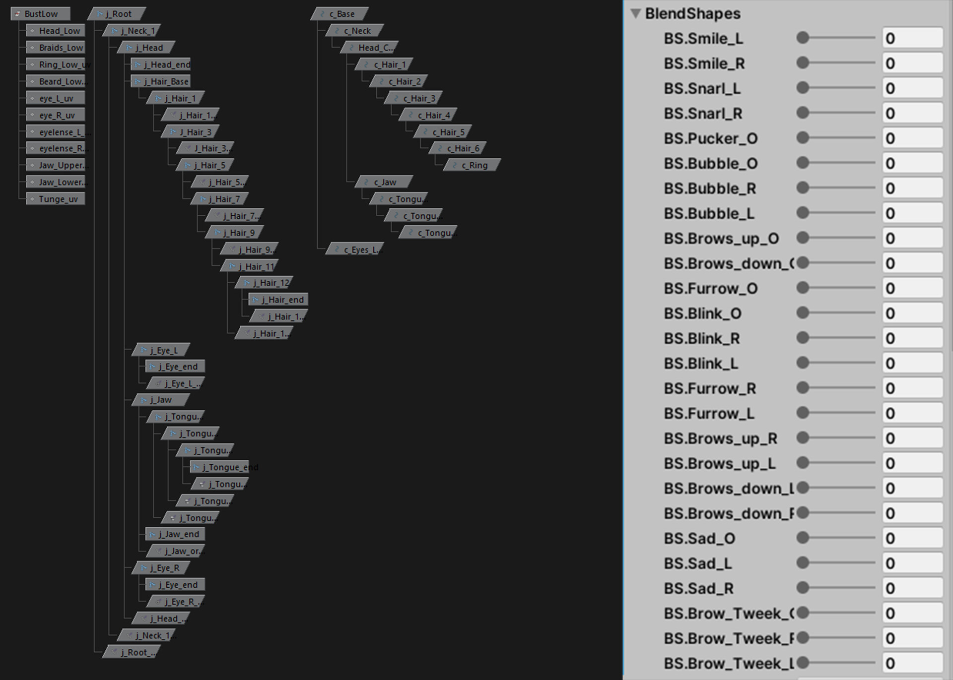 Morgan Karnes - (Blendshapes in Unity) Facial Rig by Morgan Karnes