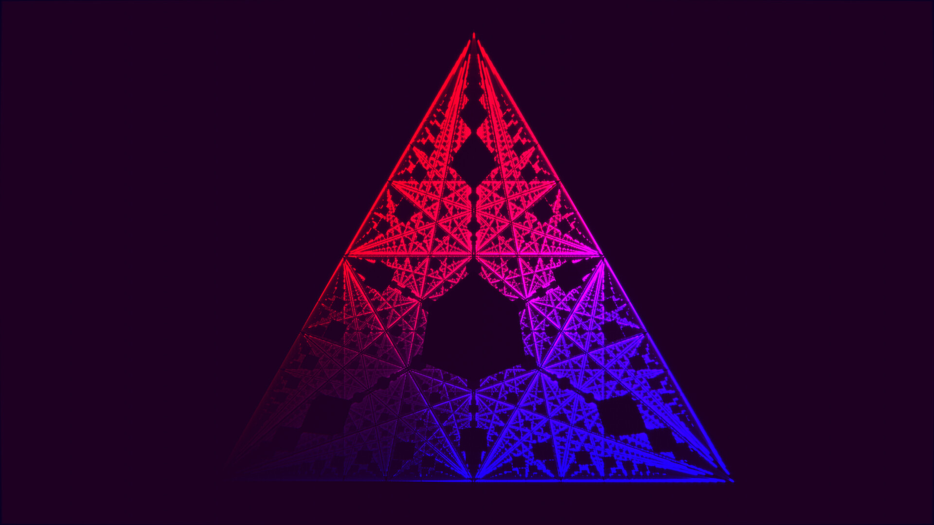 Space Triangle Wallpaper