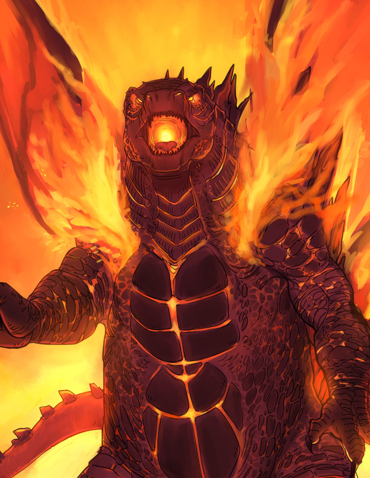 godzilla fire dragon
