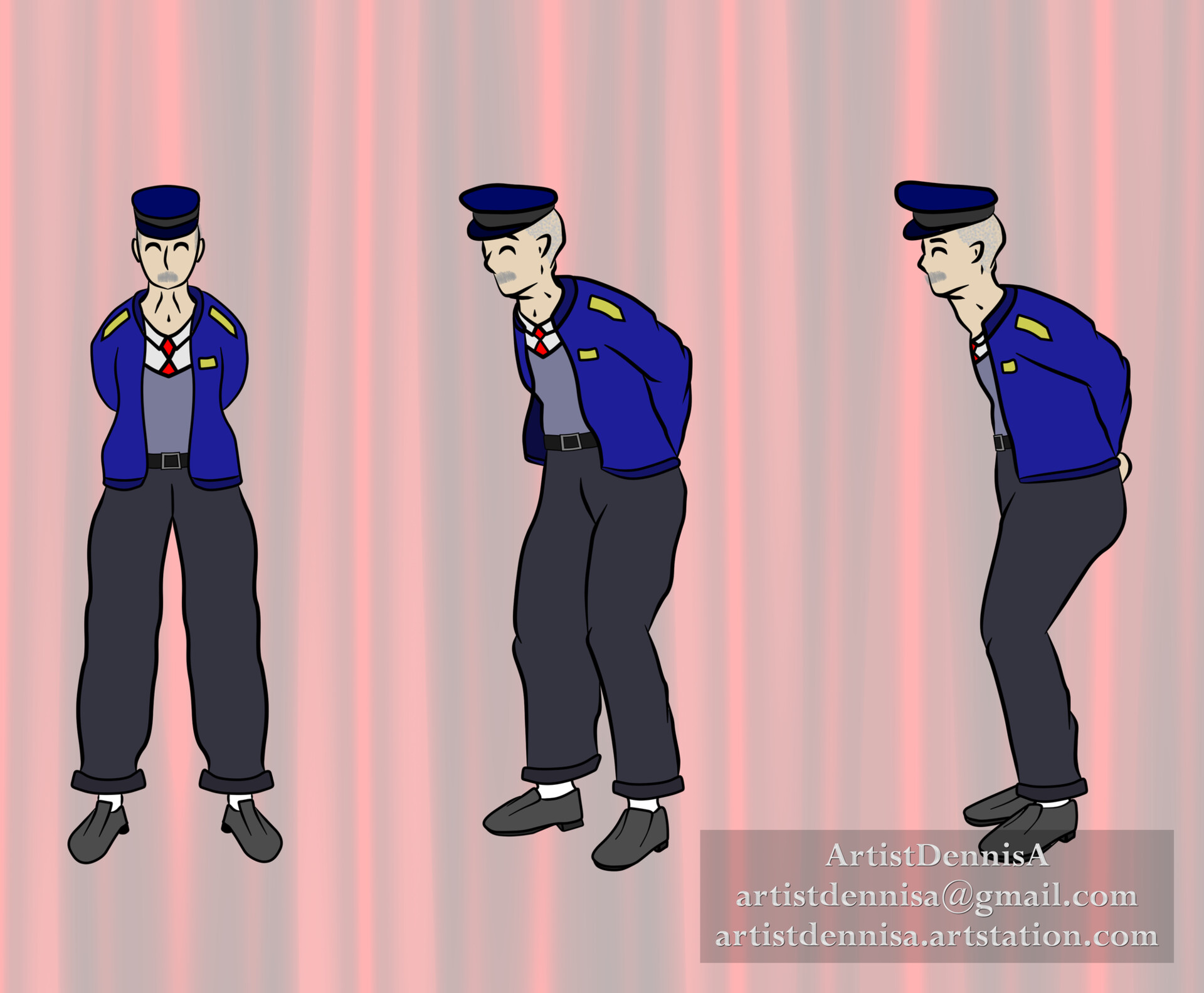 ArtStation - Illustration Character - The Bus Driver, Johan