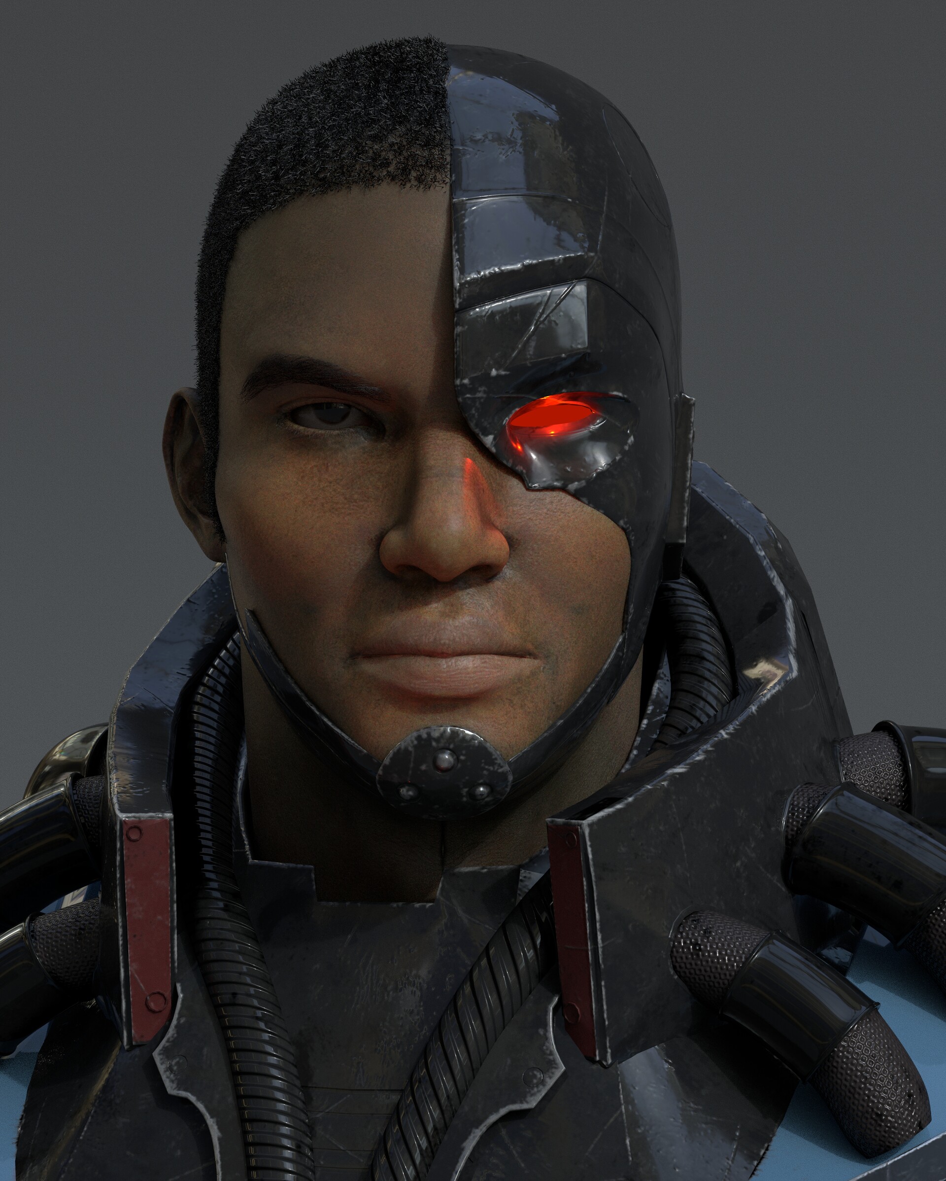 ArtStation - Cyborg 3D Exercise