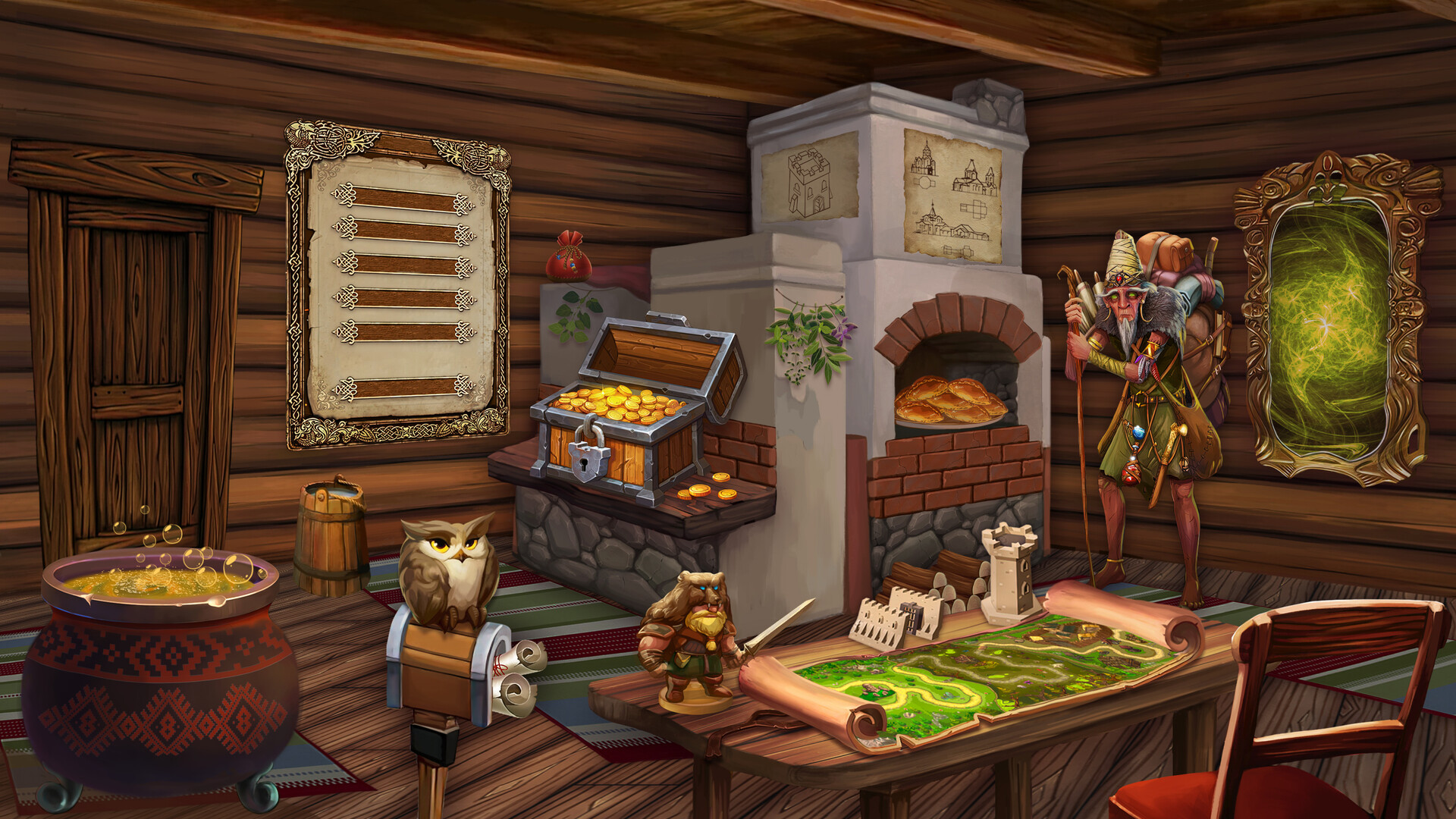 ArtStation - Main menu for TD