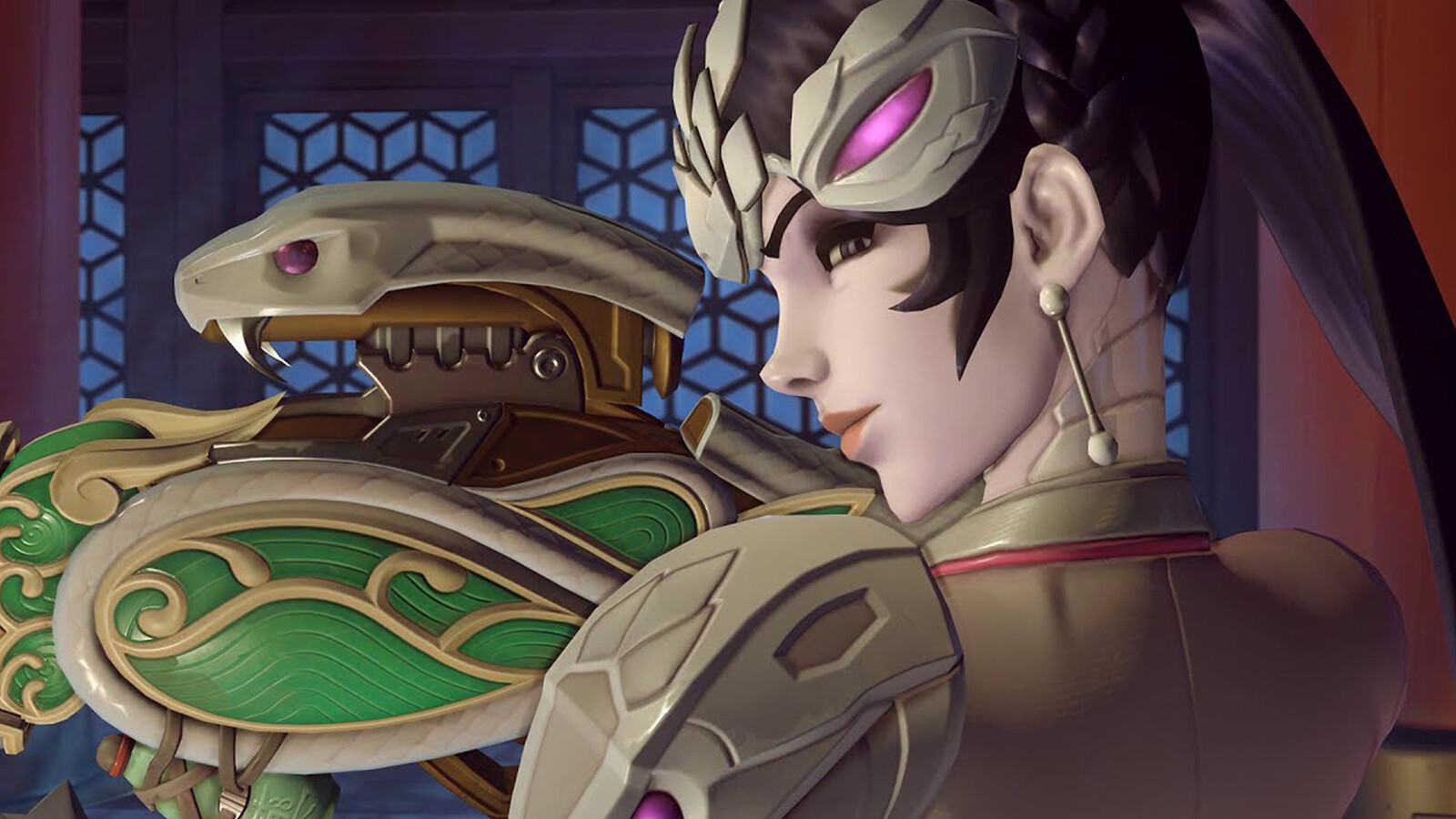 RABCAT GAME ART - OVERWATCH - Widowmaker 'Pale Serpent' Character Skin