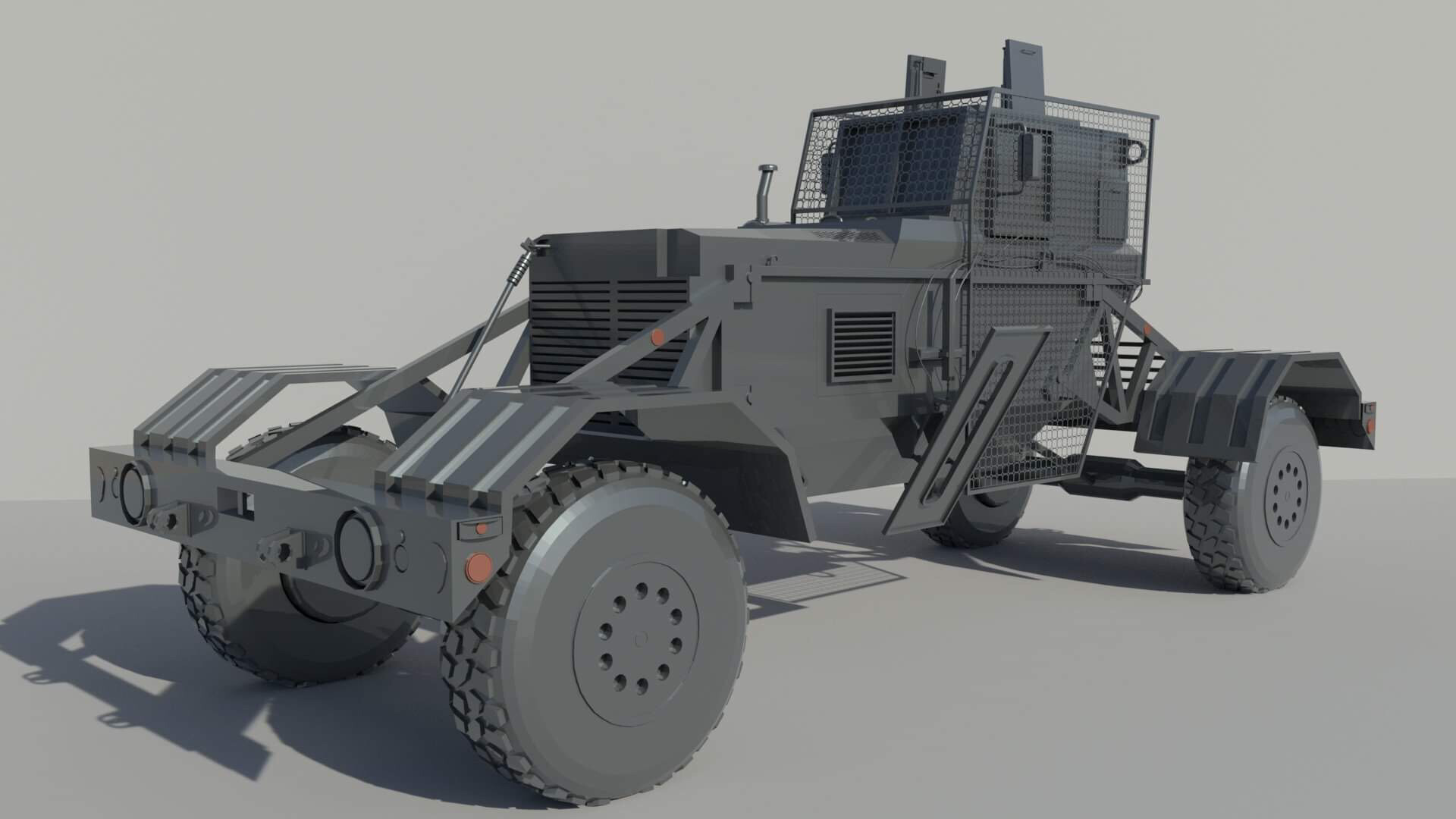 ArtStation - Husky Mrap truck