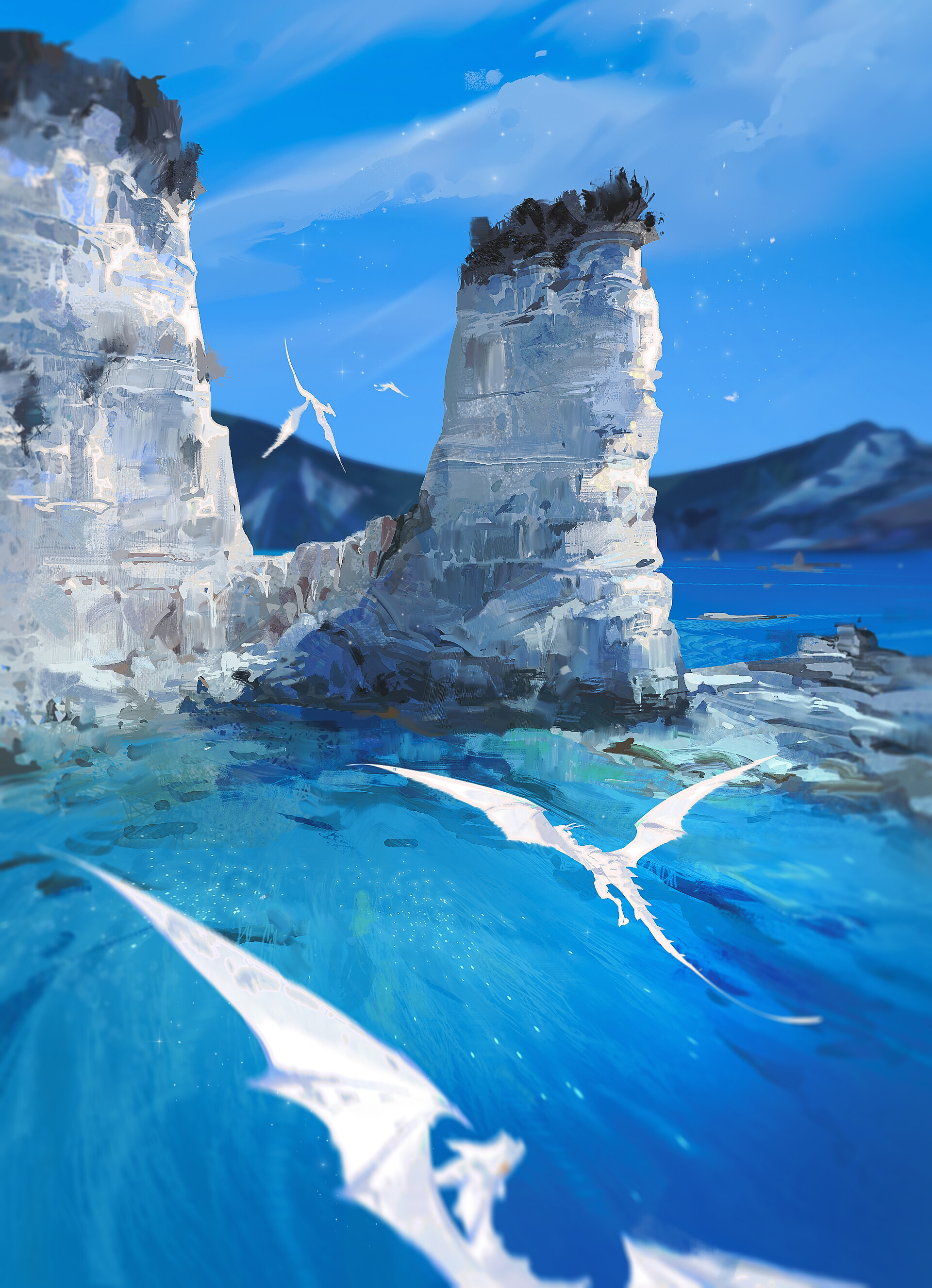 ArtStation - Blue coast