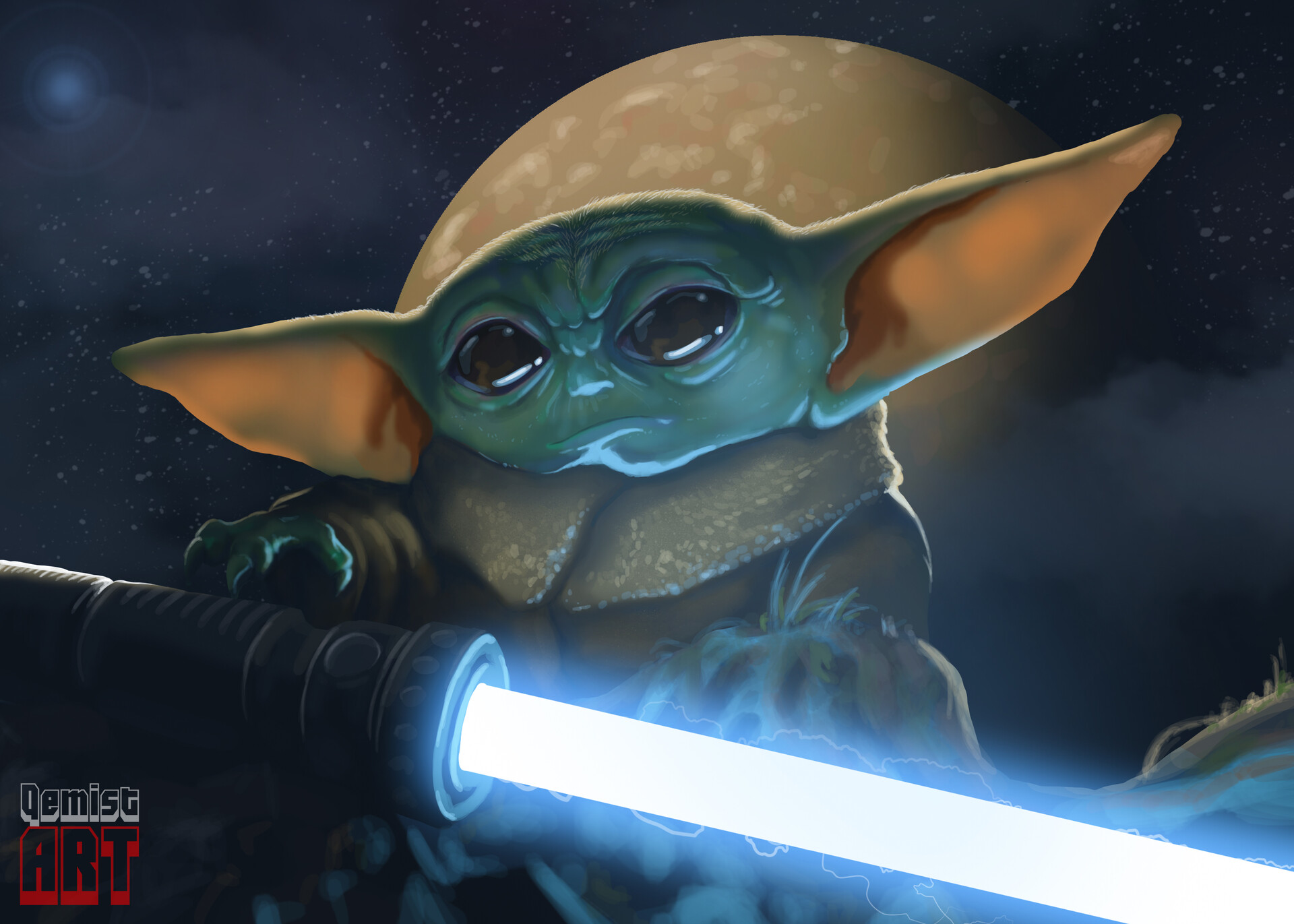 ArtStation - Baby Yoda