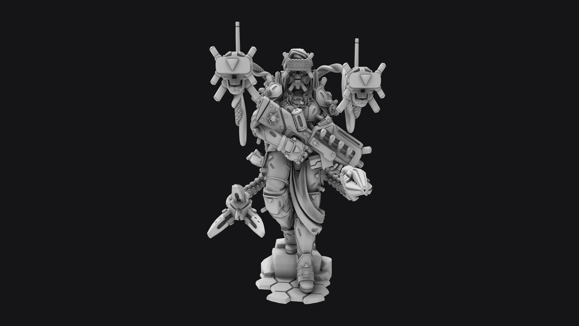ArtStation - GR039 • Female Adeptus Mechanicus - Hunter Dominator ...