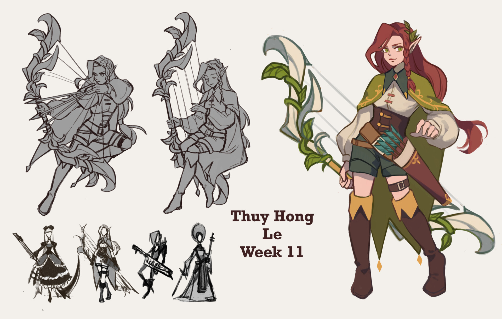 ArtStation - "Musician" Character Design