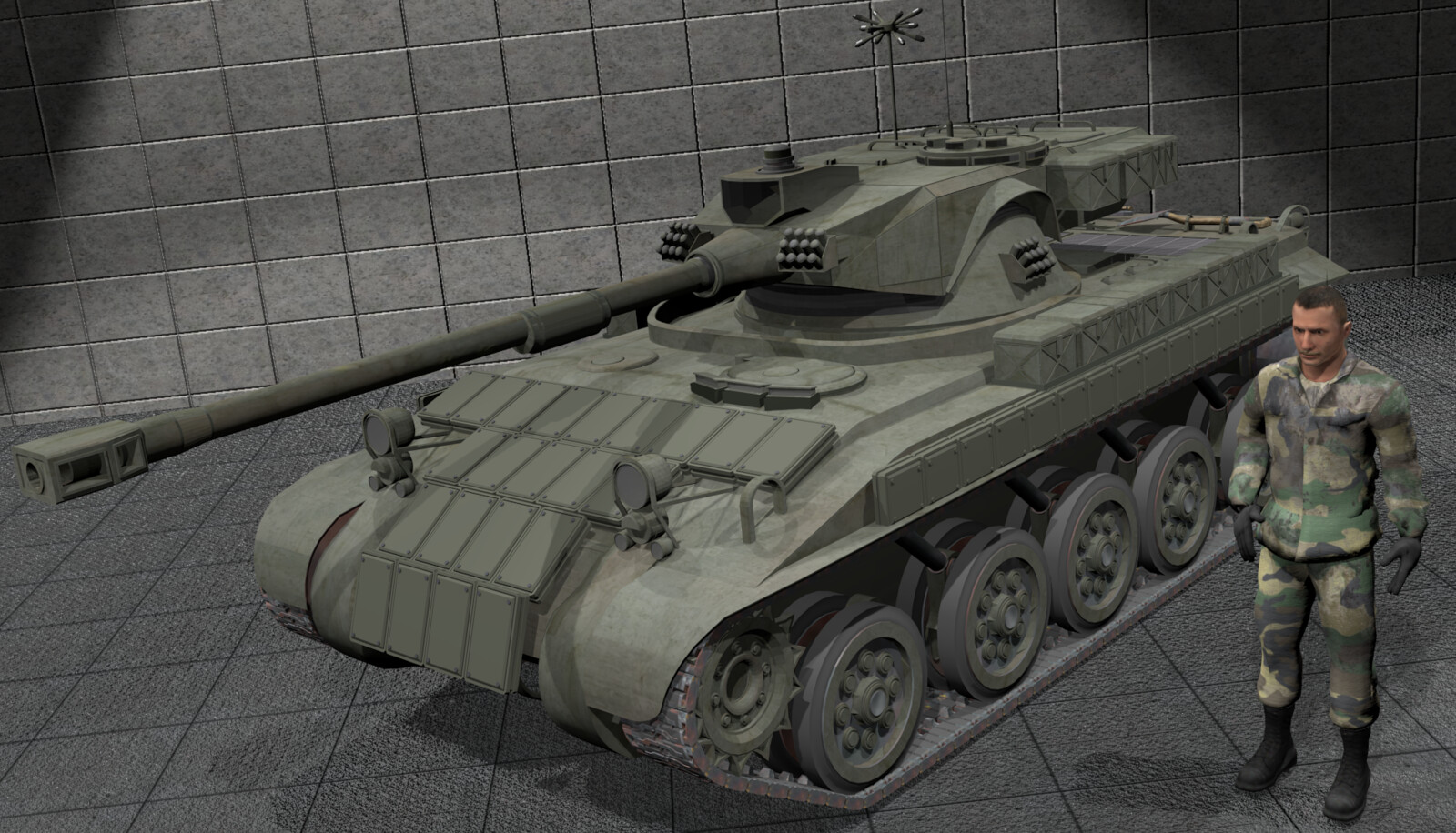 William Byrd - Armored Vehicles, Oscillating turrets.