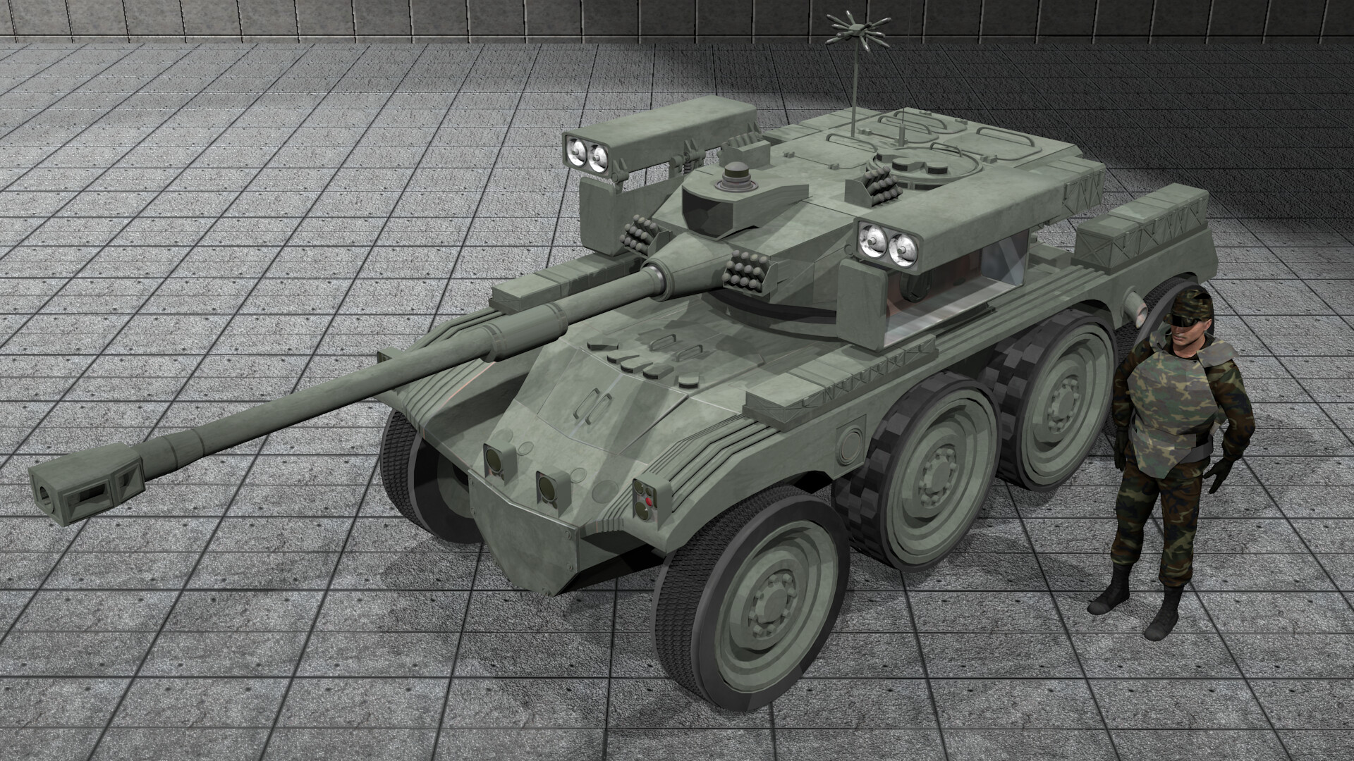 William Byrd - Armored Vehicles, Oscillating turrets.