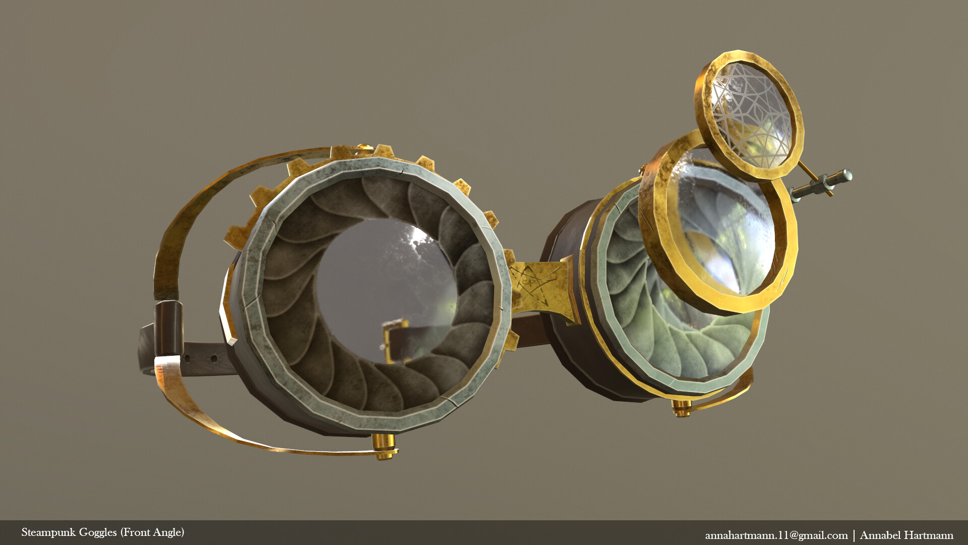 ArtStation - Steampunk Goggles