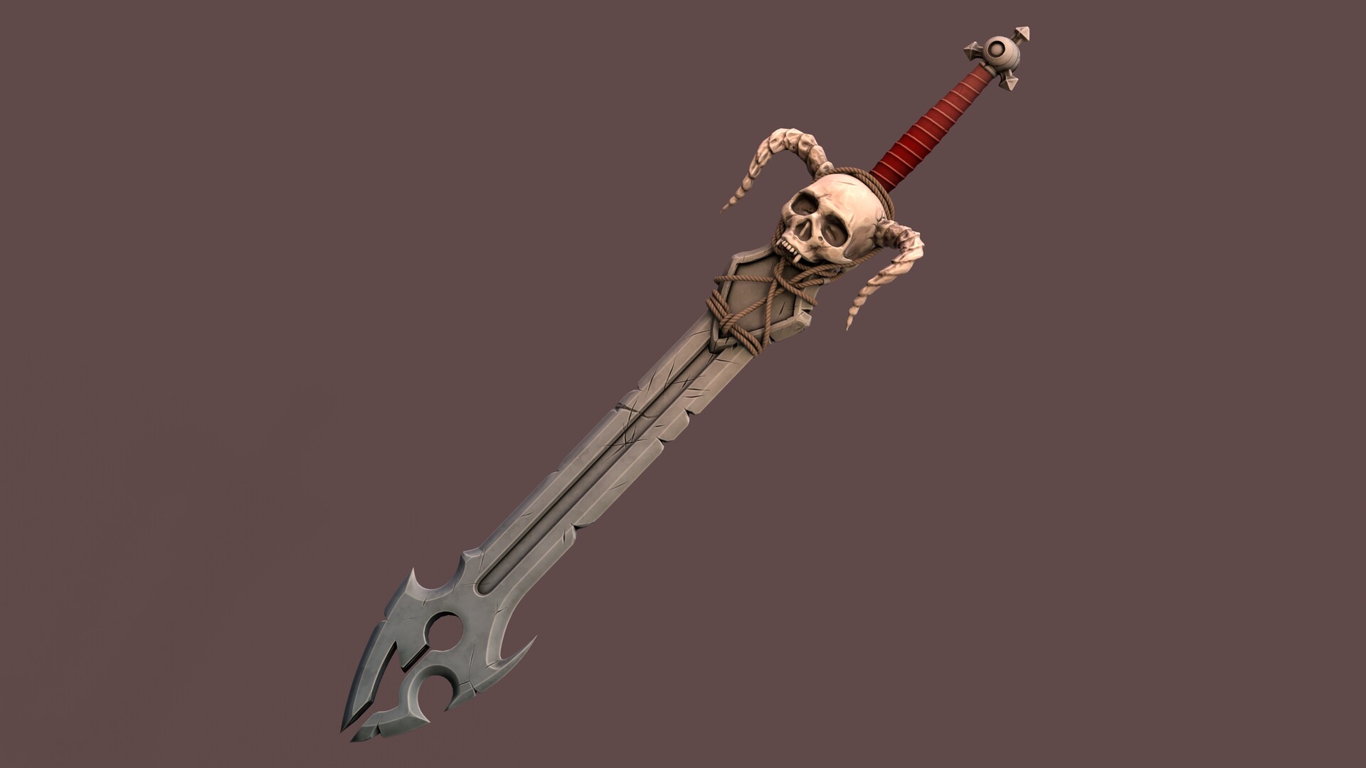 ArtStation - Lich Greatsword [Stylised]