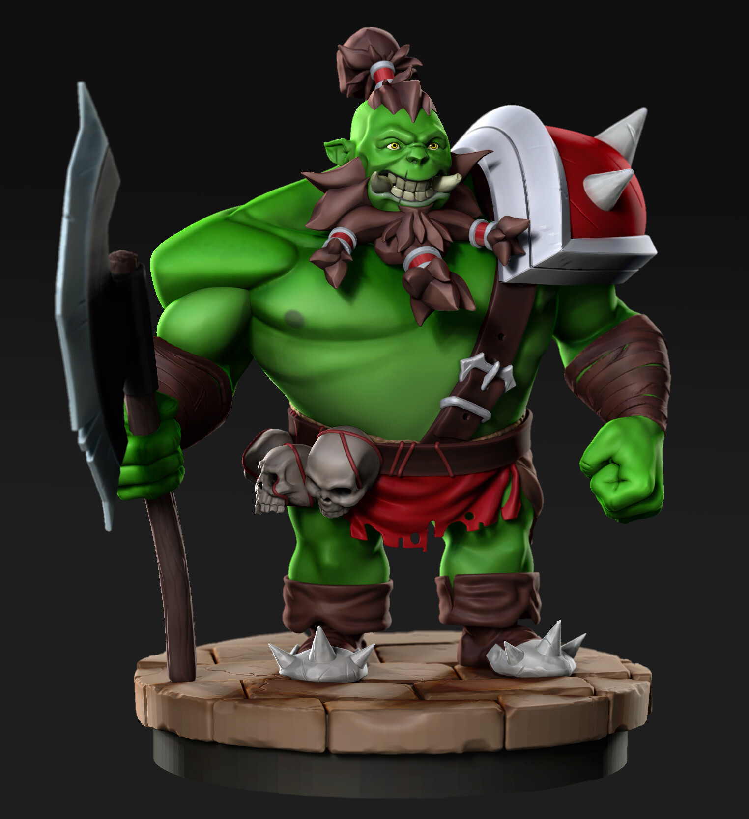 ArtStation - Orc Statue