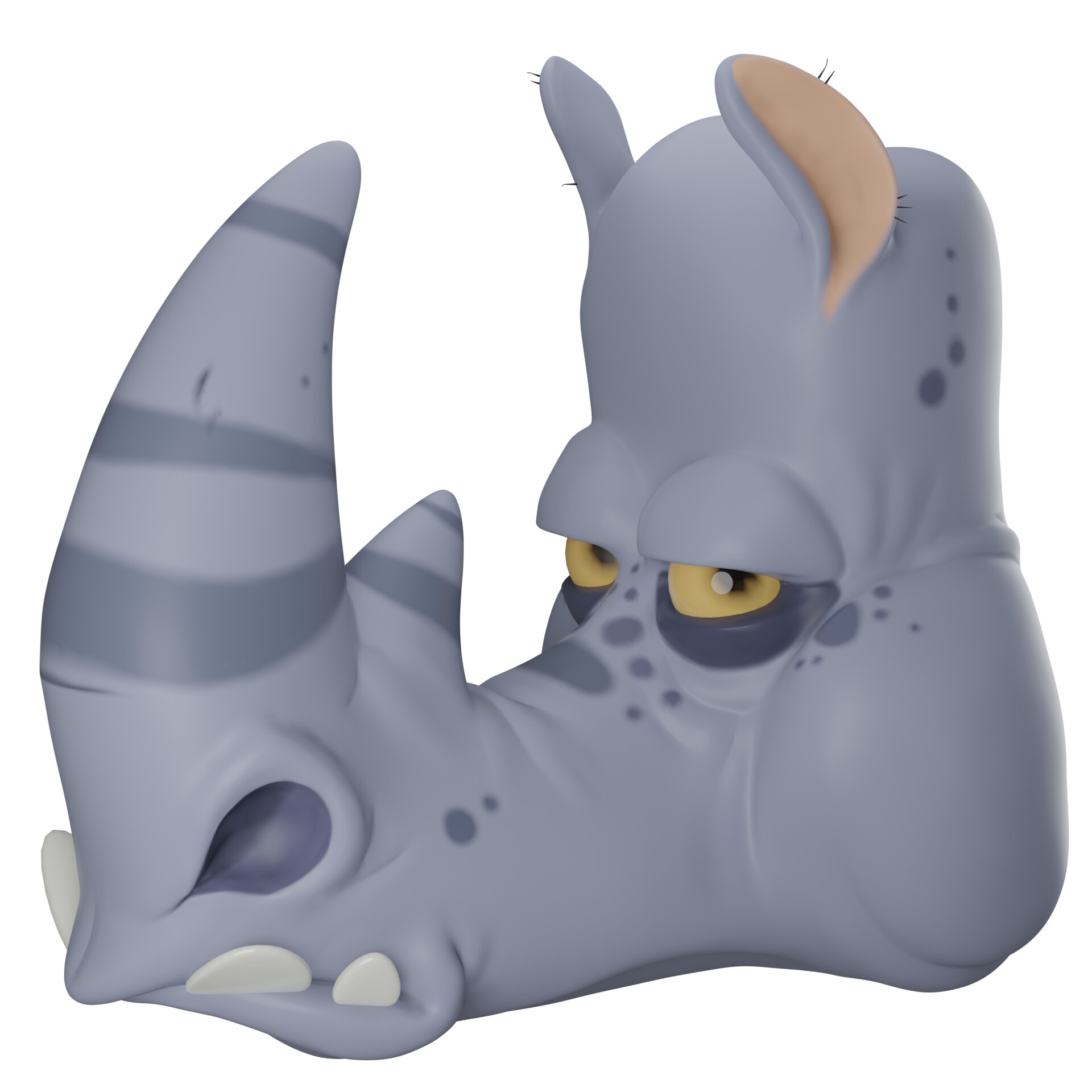 Eric Vidal - Rino Sculpt Concept by Aleksandr Kayda