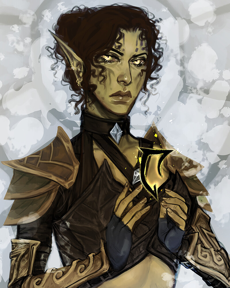 Elder Scrolls Almalexia Fanart at Marina Williams blog