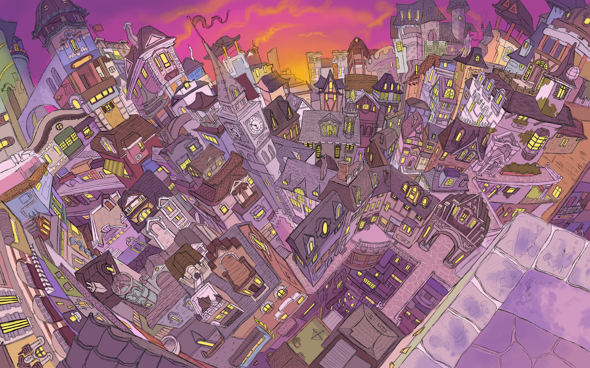 ArtStation - Sleepy City