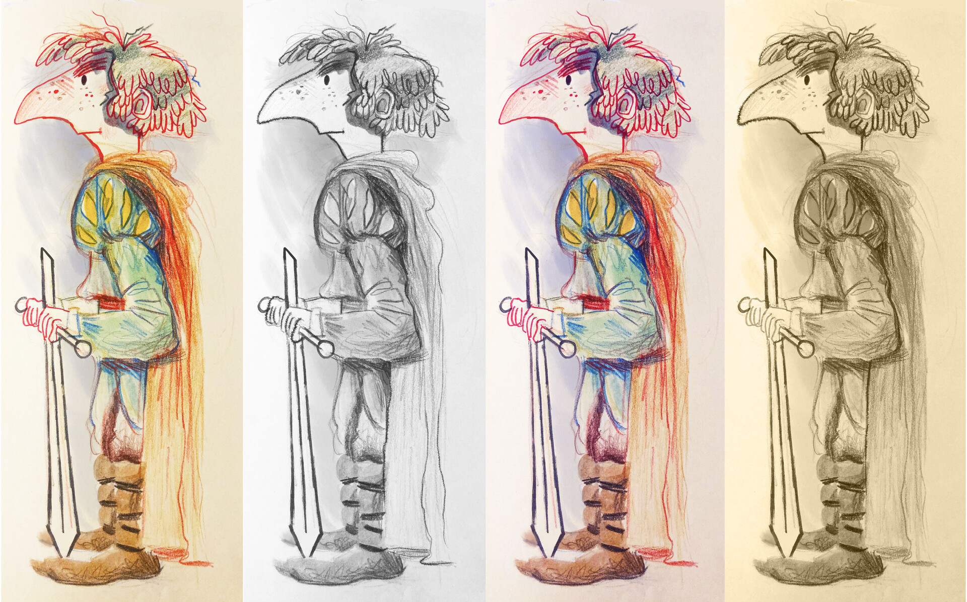 ArtStation - Knight Sketch