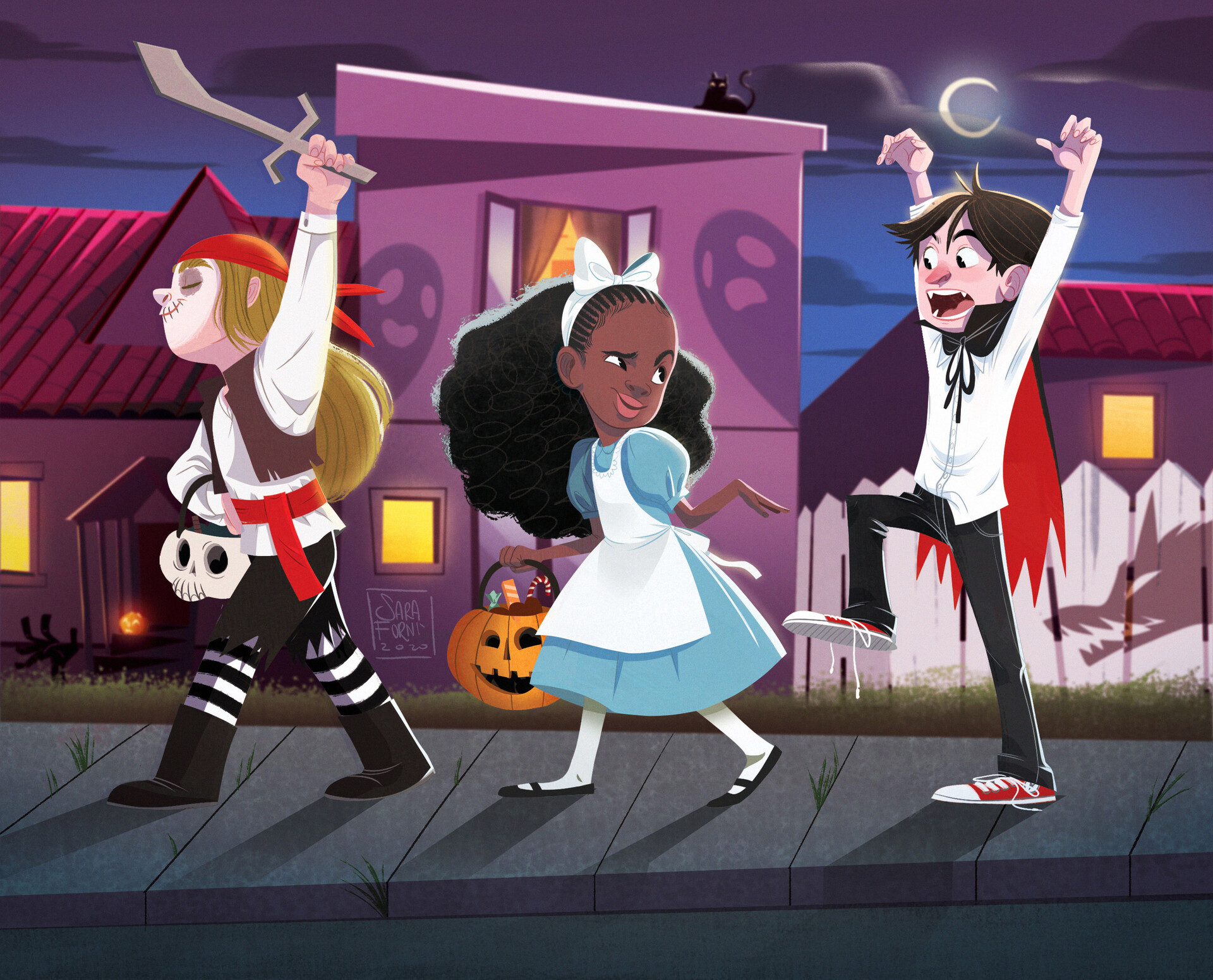 ArtStation - Spooky Halloween Night