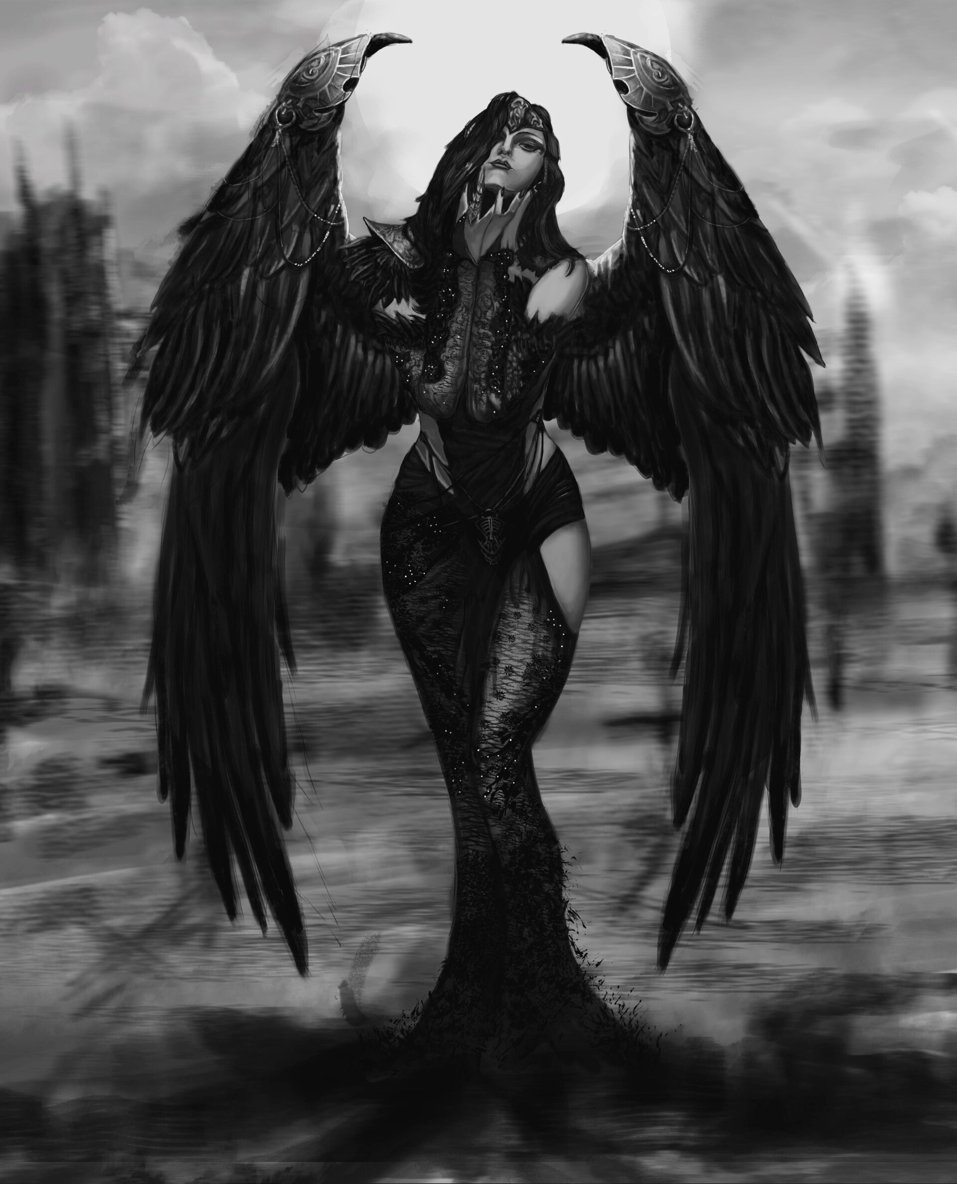 ArtStation - Fallen Angel