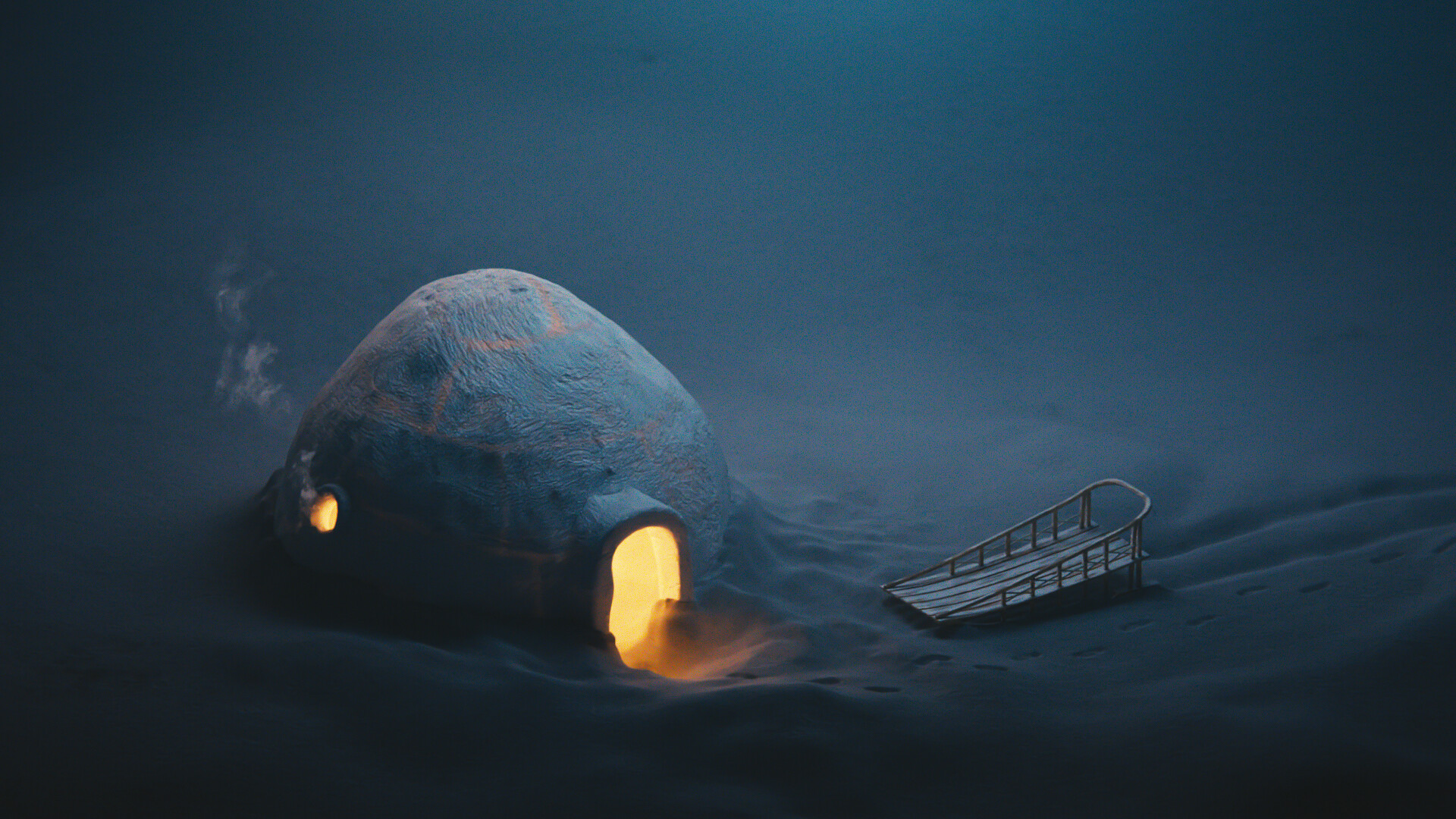 ArtStation - Eskimo Igloo