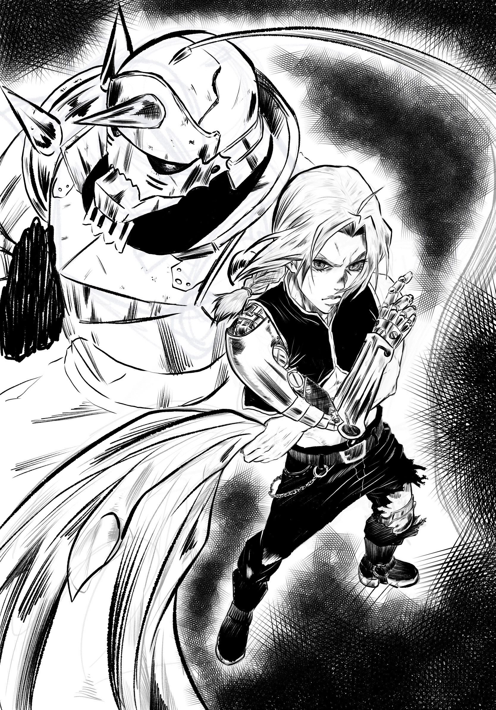 ArtStation - Cross over FMA x JOJO’S fanart