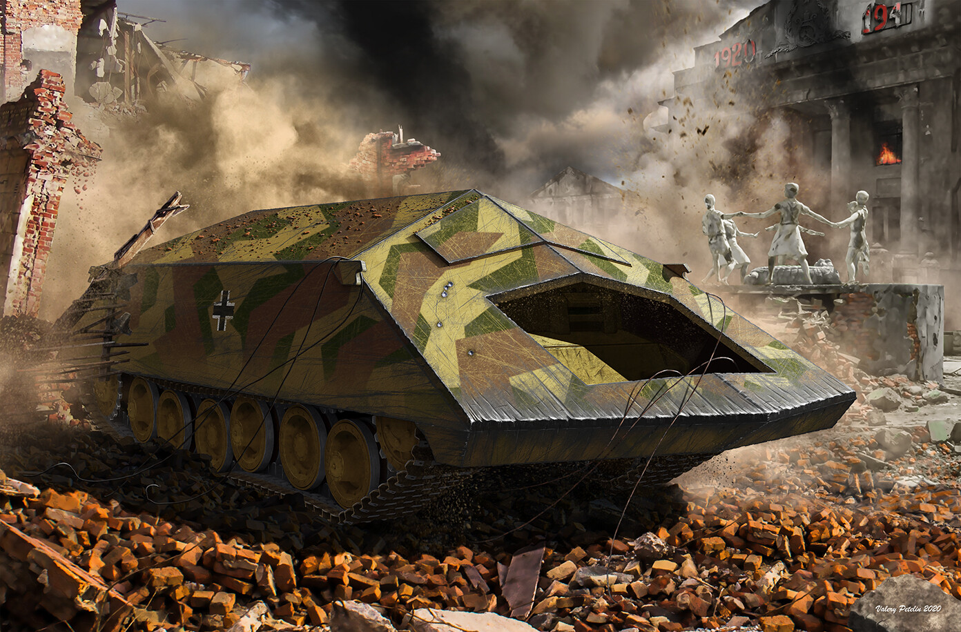 ArtStation - Rammtiger (box art for Das Werk & Amusing Hobby)