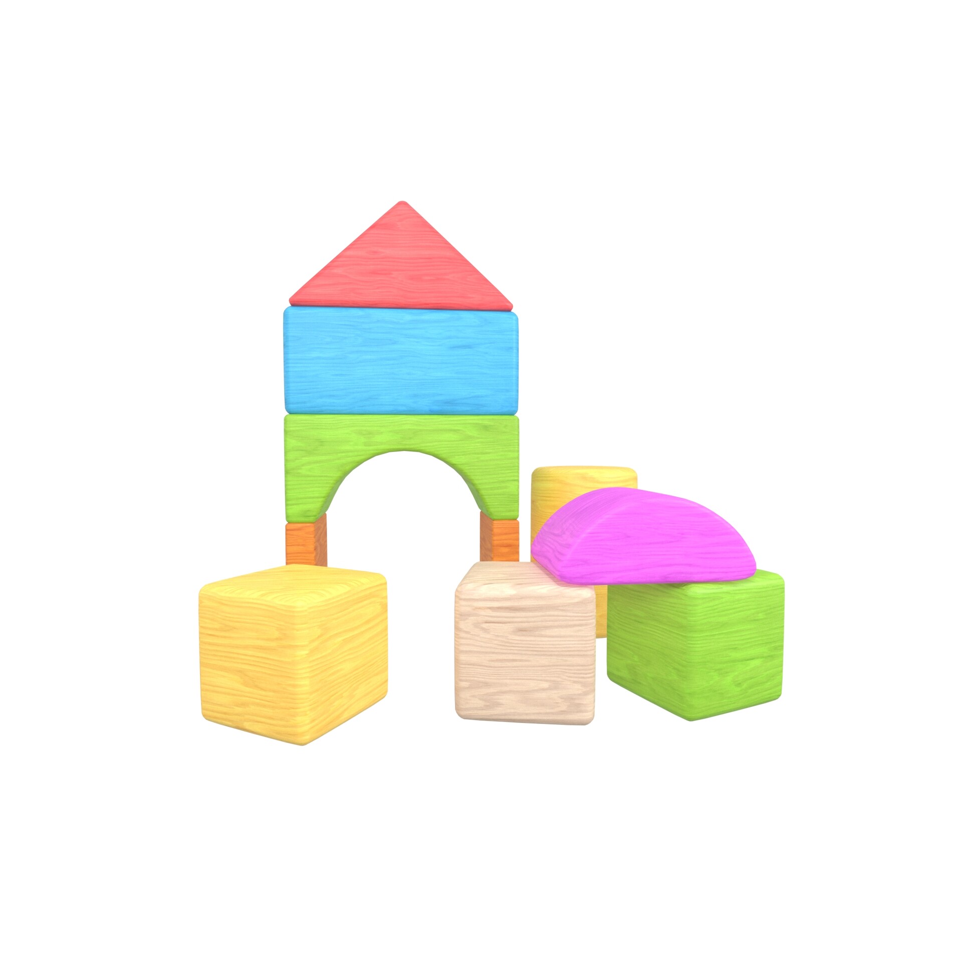 ArtStation - Wooden Block V1 002