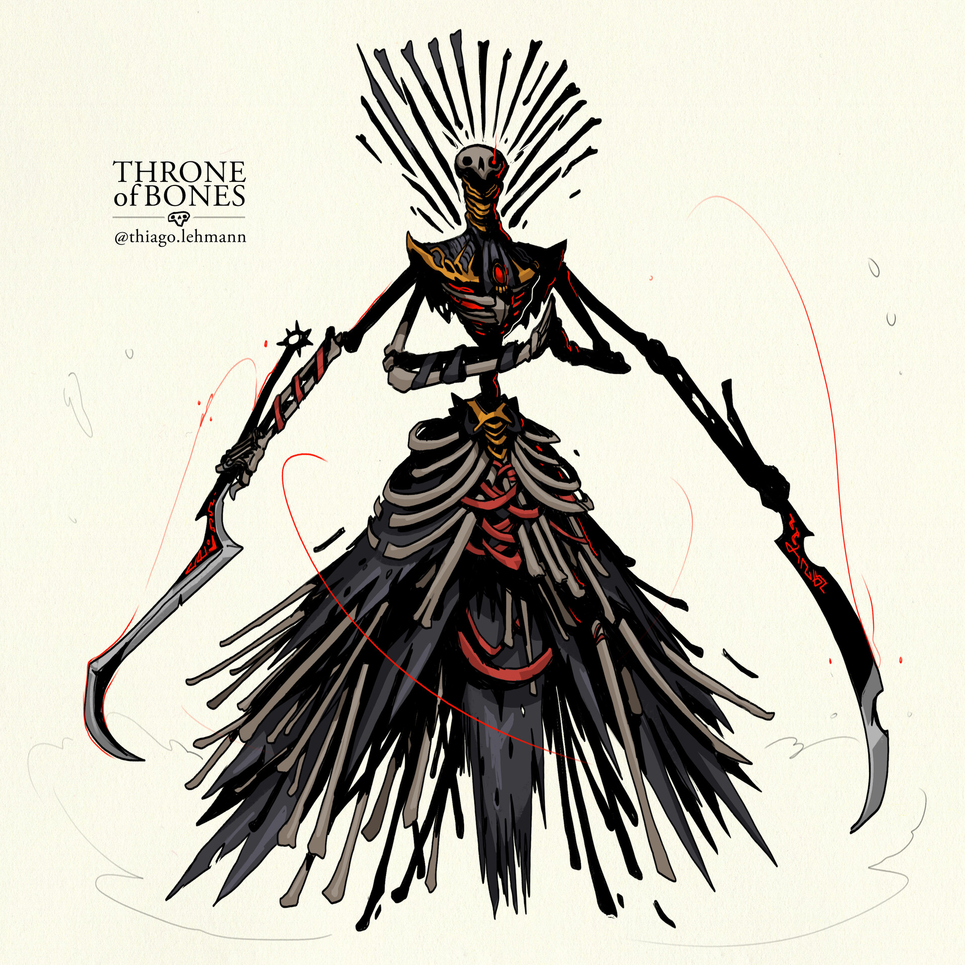 ArtStation - Throne of Bones - Ossuary Sentinel