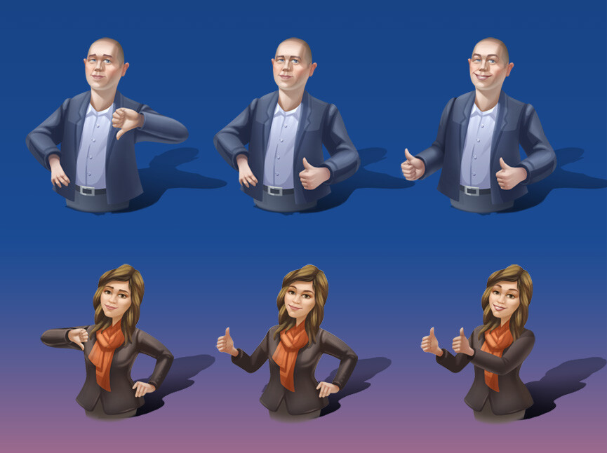 ArtStation - Characters for YouTube channel