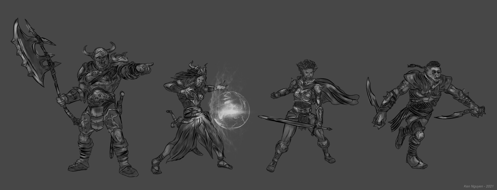 Ken Nguyen - Character/Creature Concepts - Fantasy