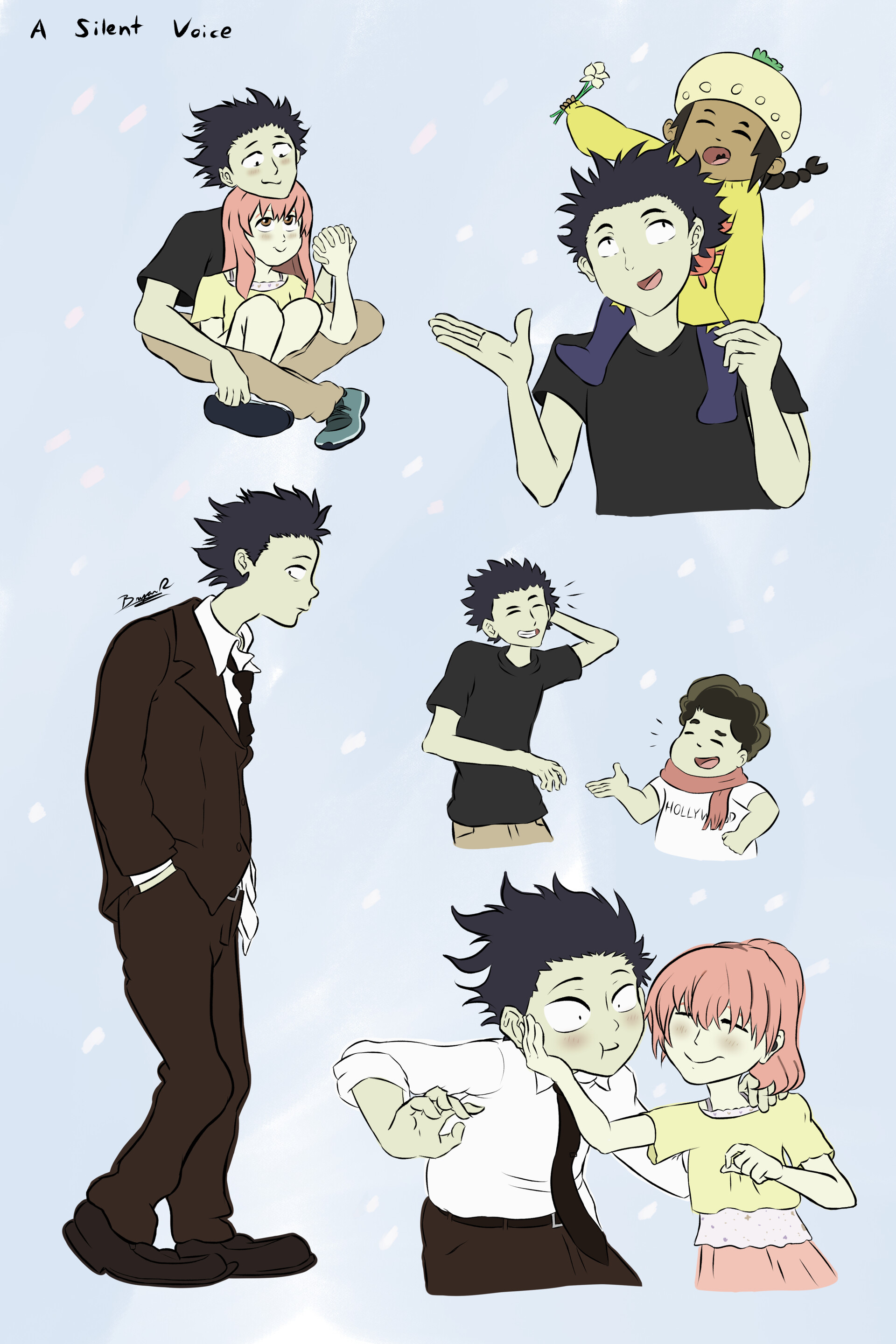 ArtStation - A Silent Voice Fanart