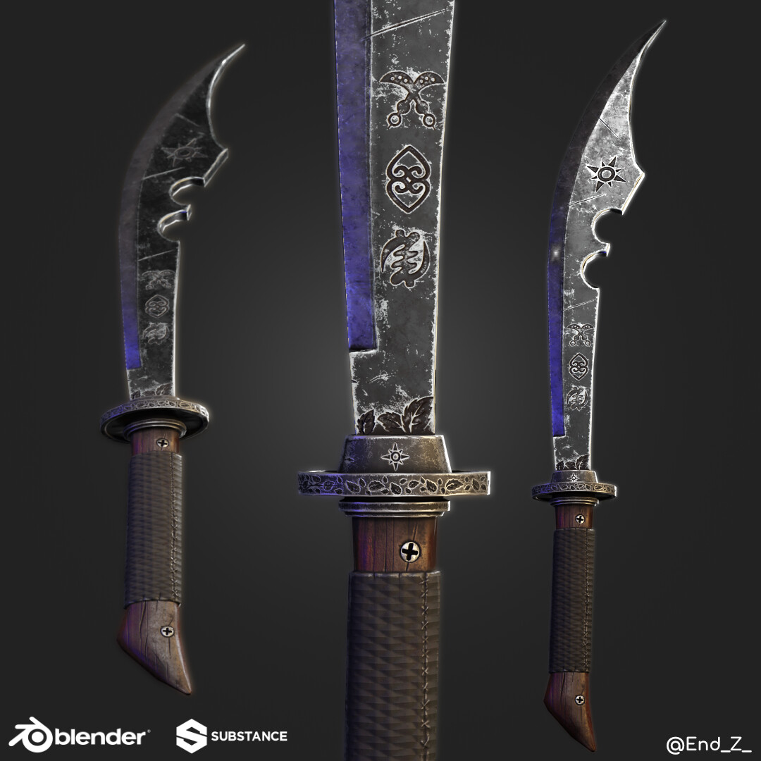 ArtStation - Scimitar Sword