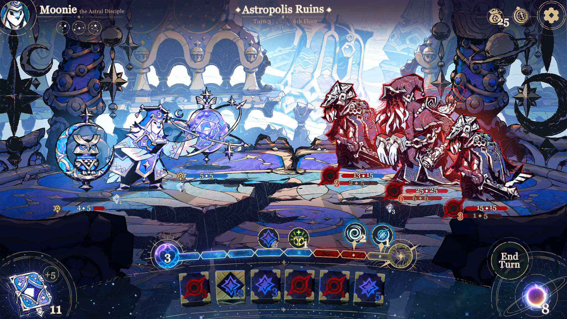 Requinoesis - Game Art Direction - Astral Decay (Background and HUD)