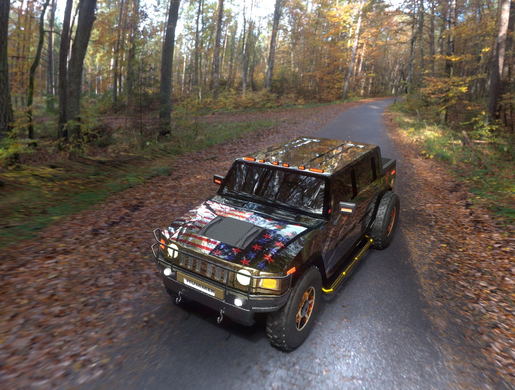 ArtStation - Hummer H2 SUT