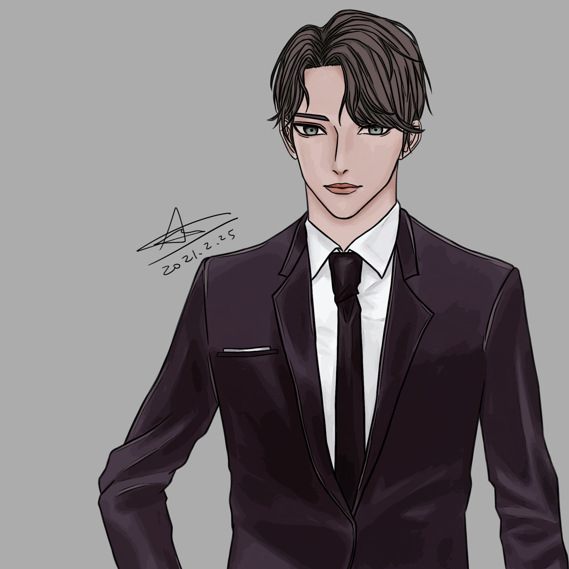 ArtStation - Man in Suit