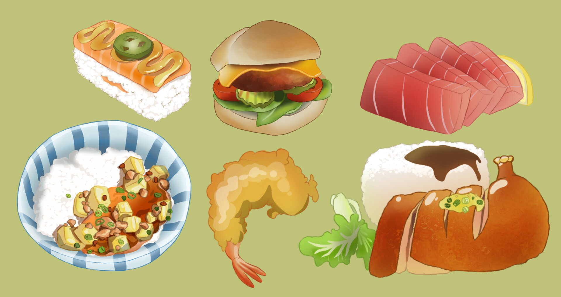 ArtStation - Food sketch