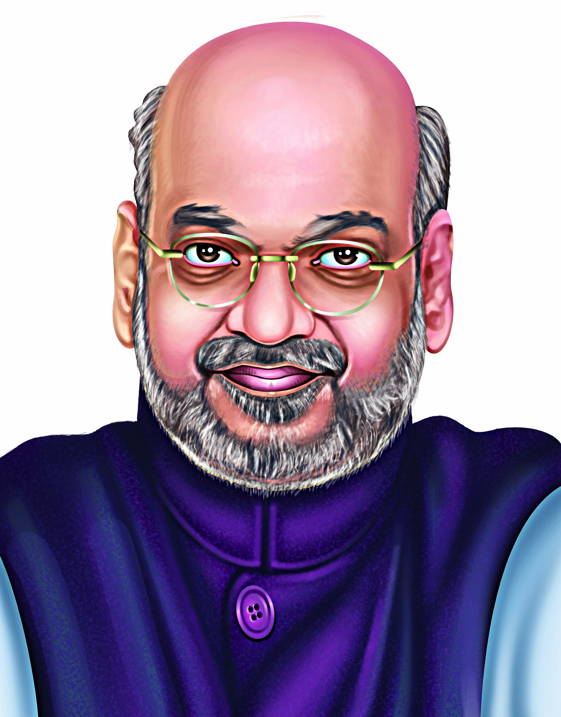 ArtStation - Amit Shah Portrait