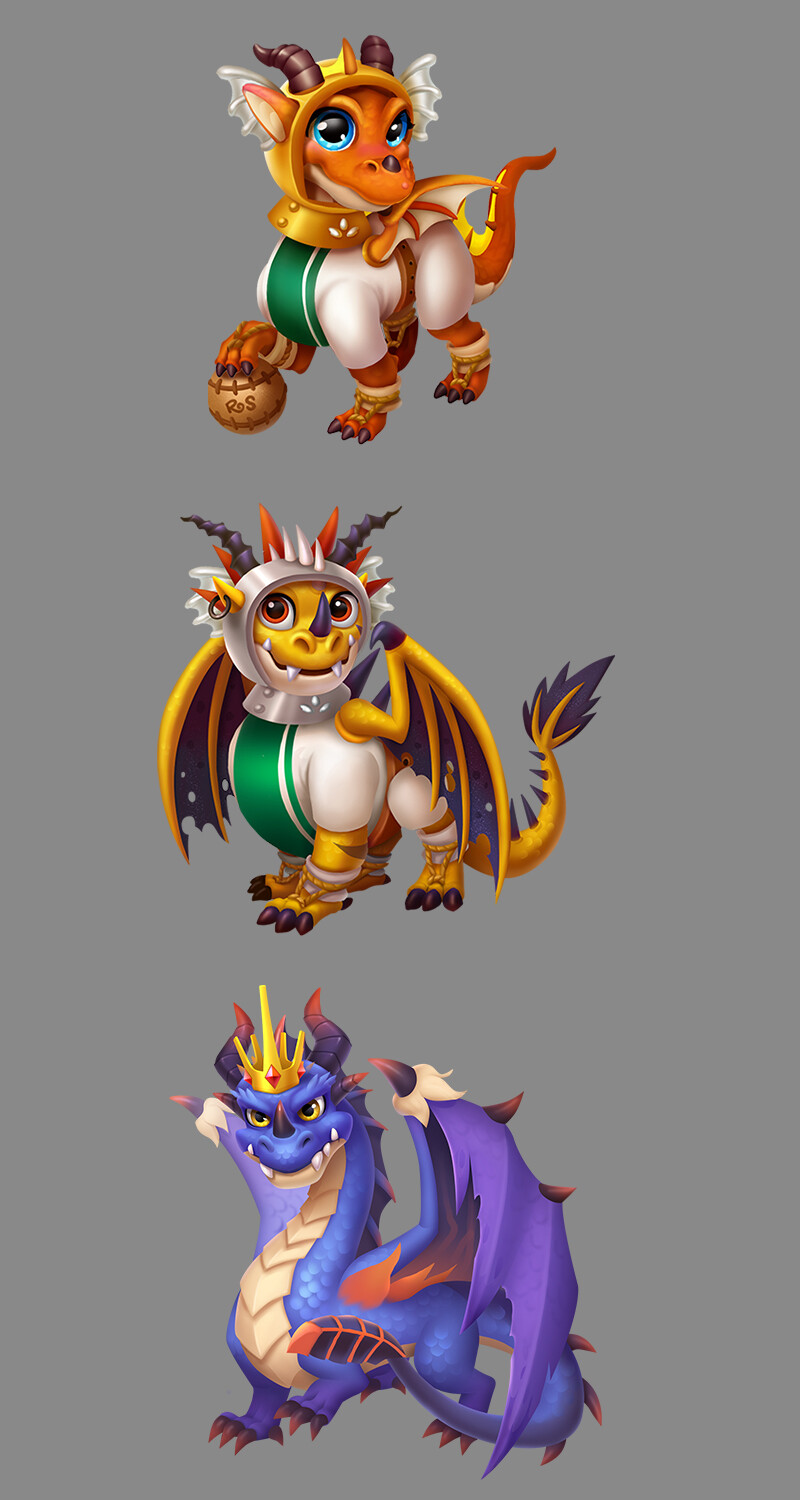 ArtStation - Dragon for Royal story