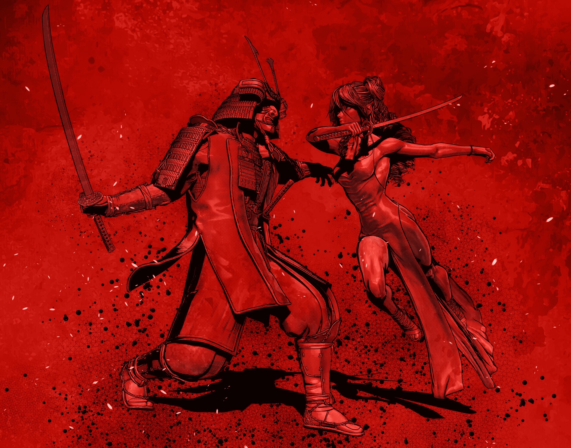 Ninja Vs Samurai Fight