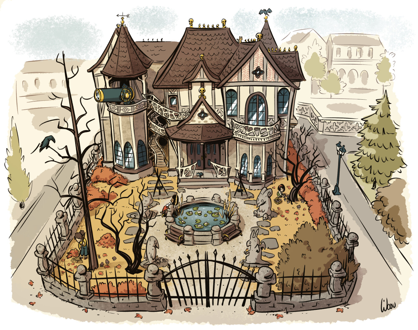 ArtStation - Witches manor house