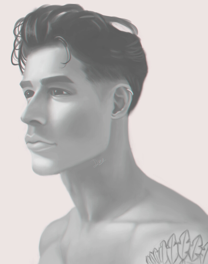 ArtStation - Practice Guy Portrait