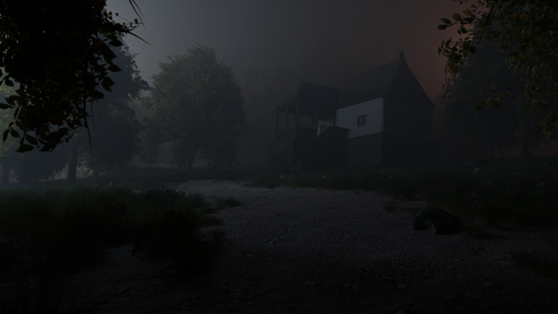 ArtStation - A house in darkness