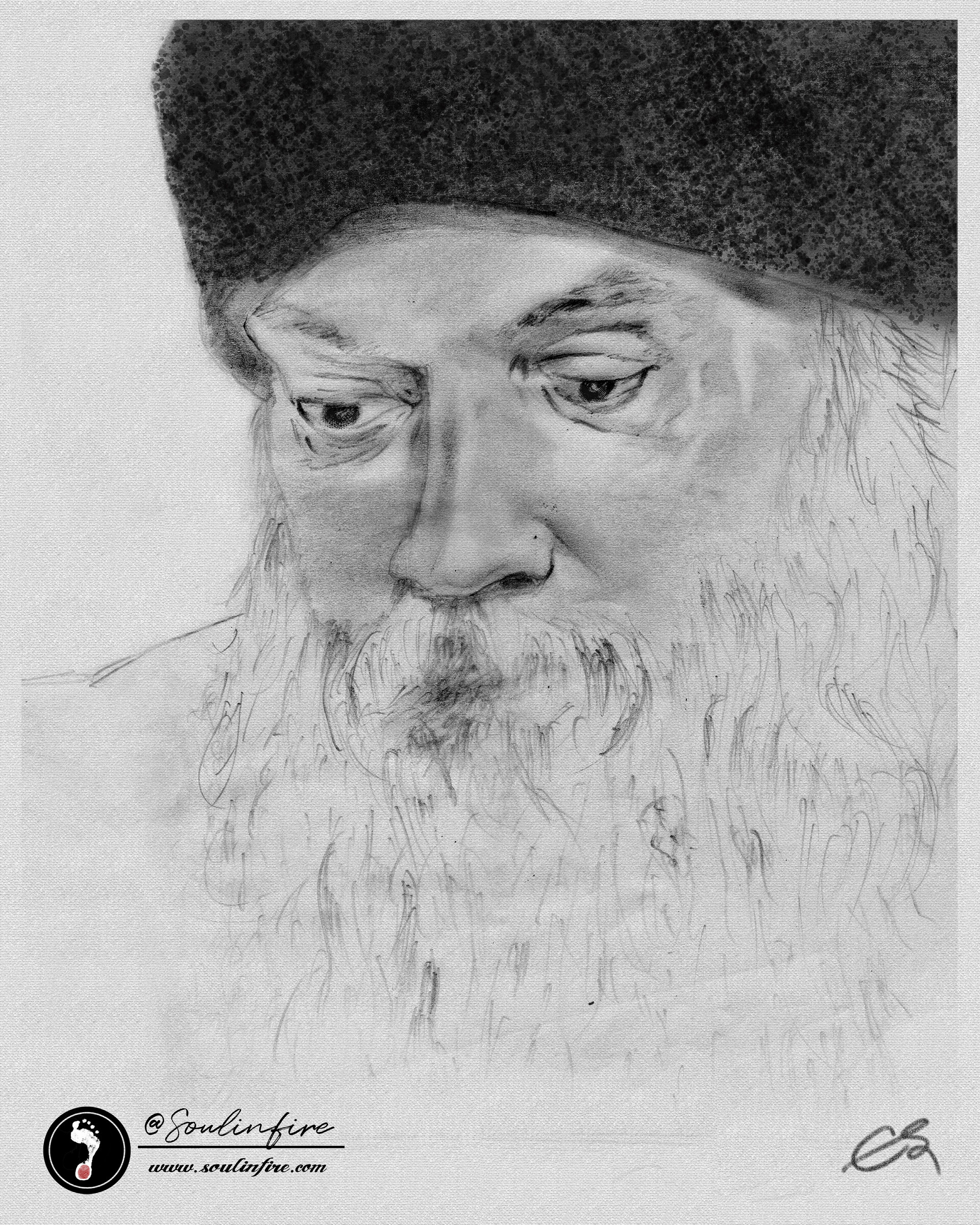 ArtStation - Portrait of Osho