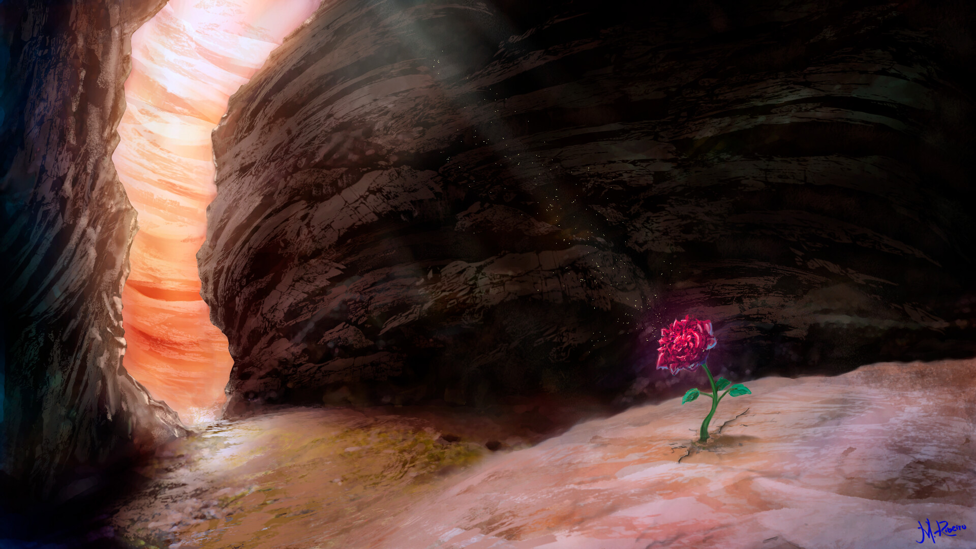 ArtStation - Hidden path exercise my version