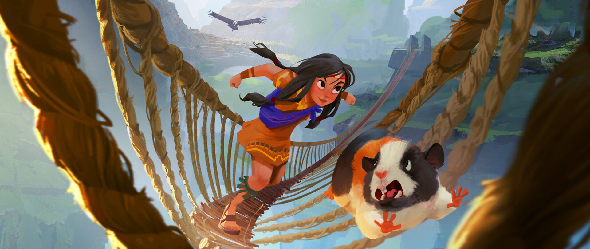 ArtStation - An girl who is a messenger Inka