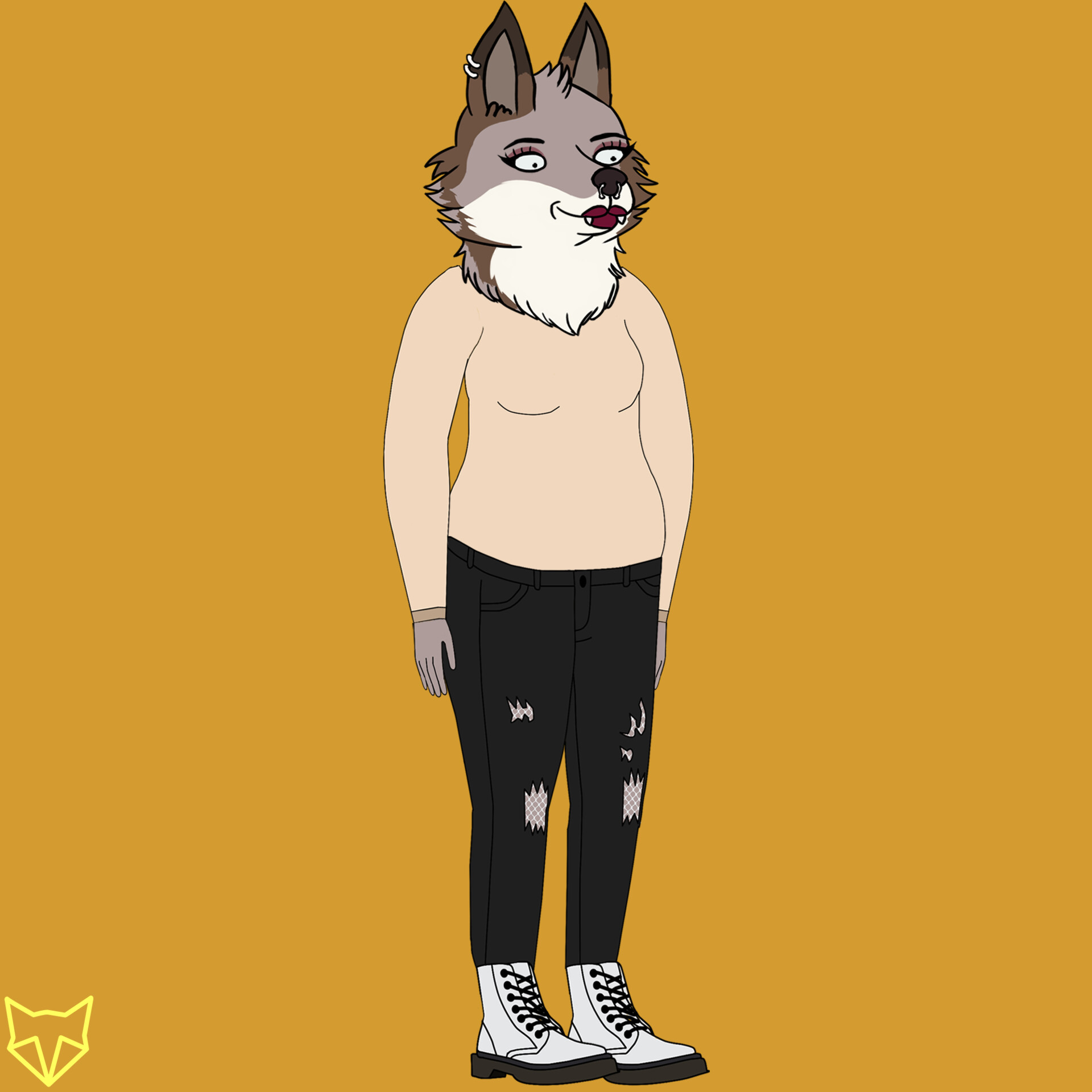 ArtStation - Nora - Bojack Horseman Styled OC