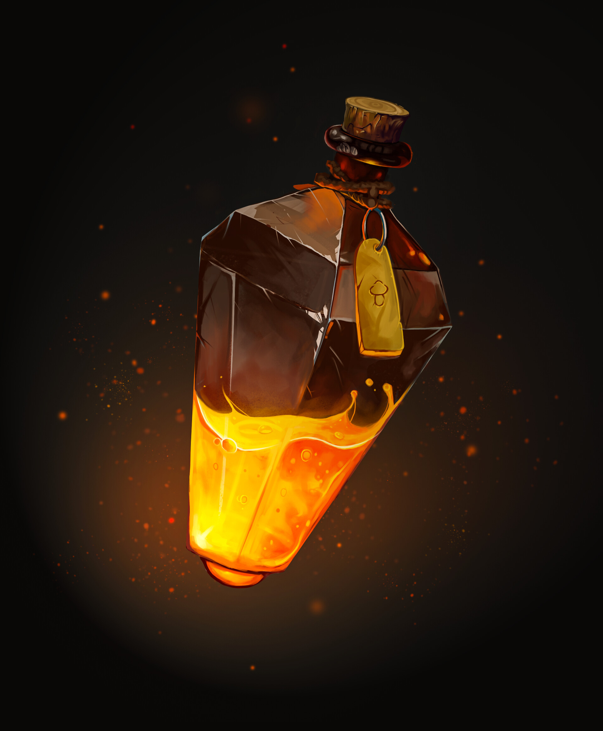 ArtStation - Potion bottle