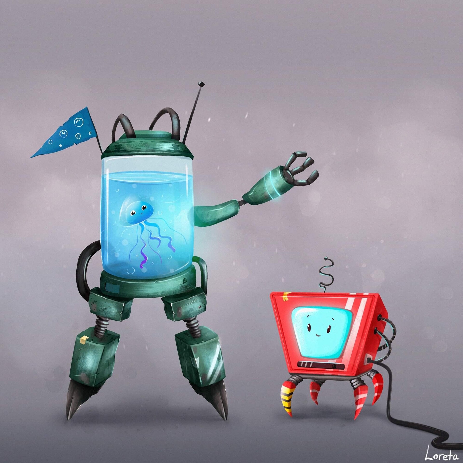 ArtStation - Robots animation