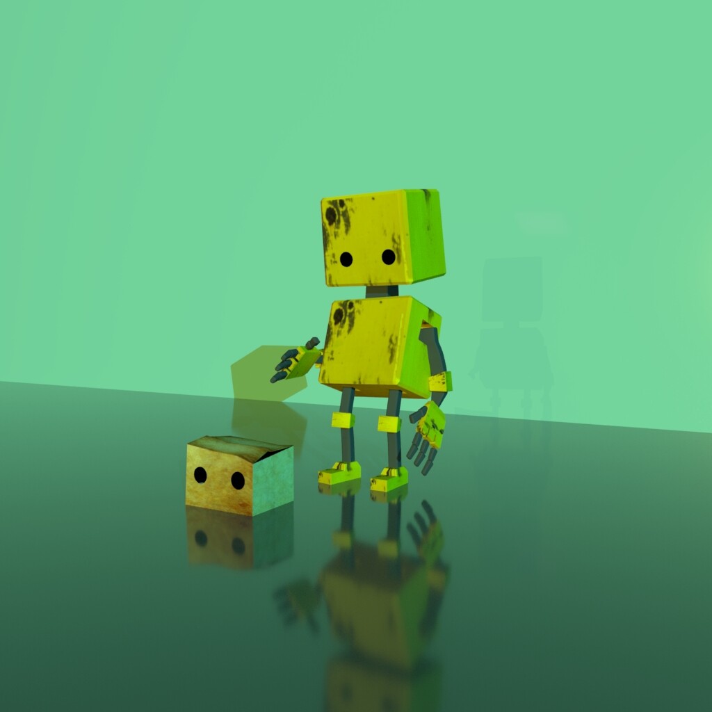 ArtStation - #Low poly #gaming cubic Animation factor